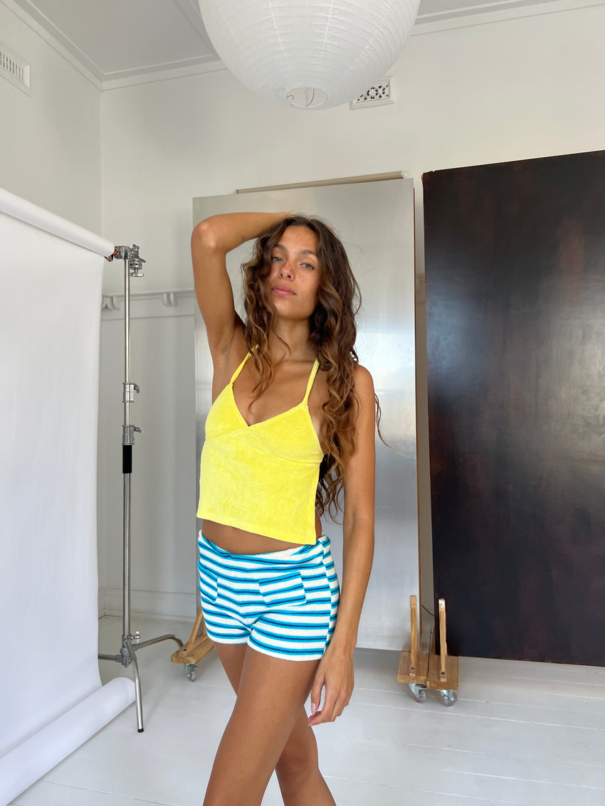 Tiny Shorts — 70s Terry Towelling | Highrack Studios